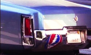 A Deadhead Sticker on a Cadillac