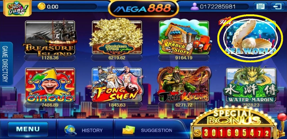 SeaWorld slot game | Mega888