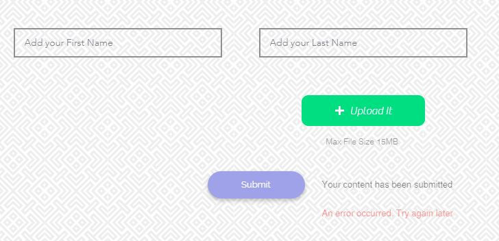 GM: Image upload along with preprocessed data from user input | Velo by Wix