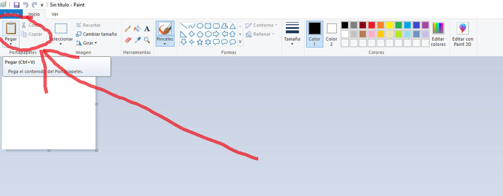 Pegar imágenes en Paint | Aprender a aprender