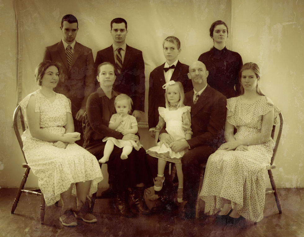 Iconic Goertzen Family Portrait Recreated 70 Years Later!