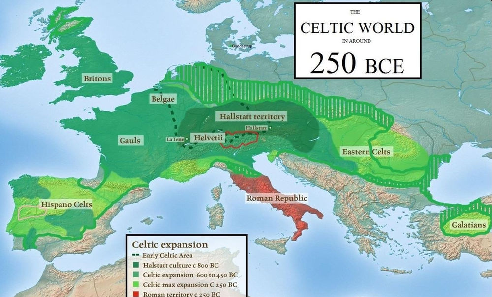 Germanic Peoples & Celtic Peoples were very different