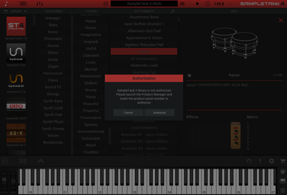 Can't load ORCHESTOOLS ONE in SampleTank 4 | Orchestools