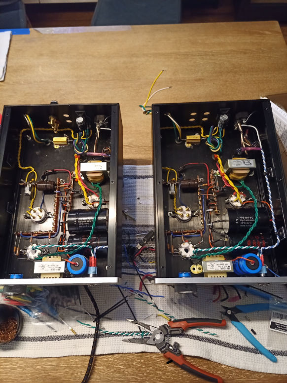 Skunkie 300b monoblocks progress | SkunkieDesigns