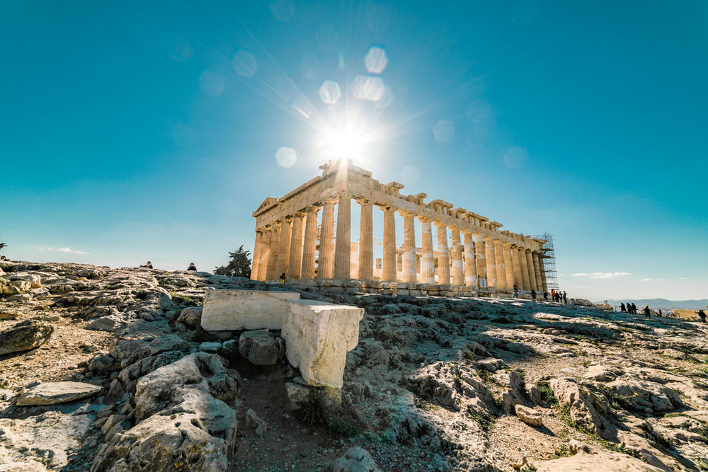 The Acropolis of Athens Greece