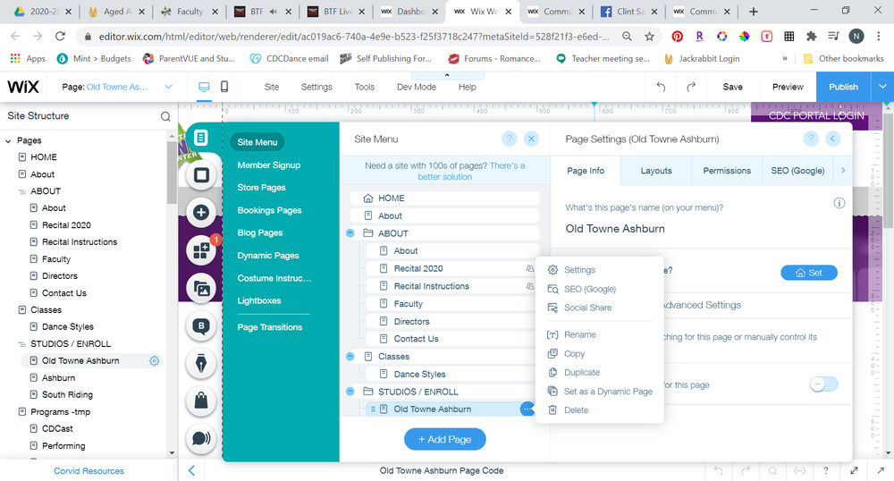 Hiding pages/menus | Velo by Wix