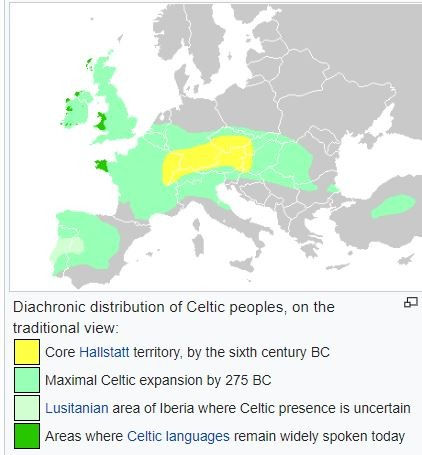 Germanic Peoples & Celtic Peoples were very different