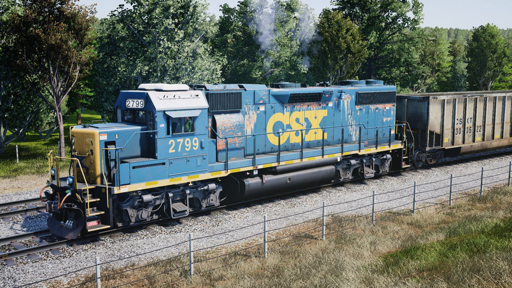 CSX Dirty, Faded, & Rusty GP38-2 Pack | Train Sim World Mods