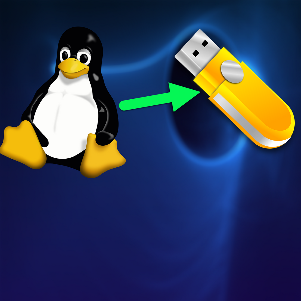 Linux OS auf USB Stick installieren