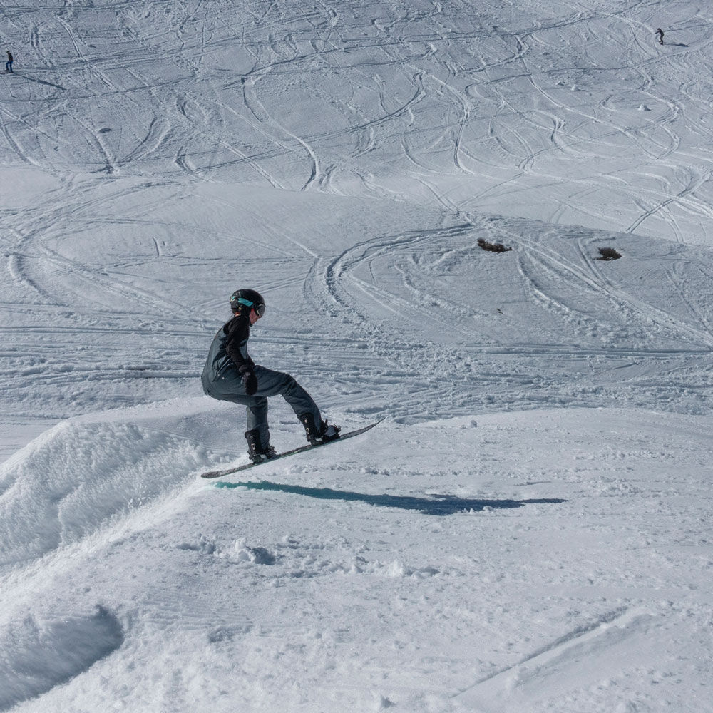 The Snowpark – A kick-ass way to spend a sunny day in spring