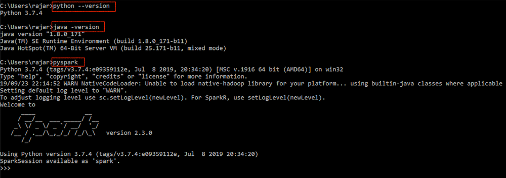 Installing Spark On Windows Pyspark