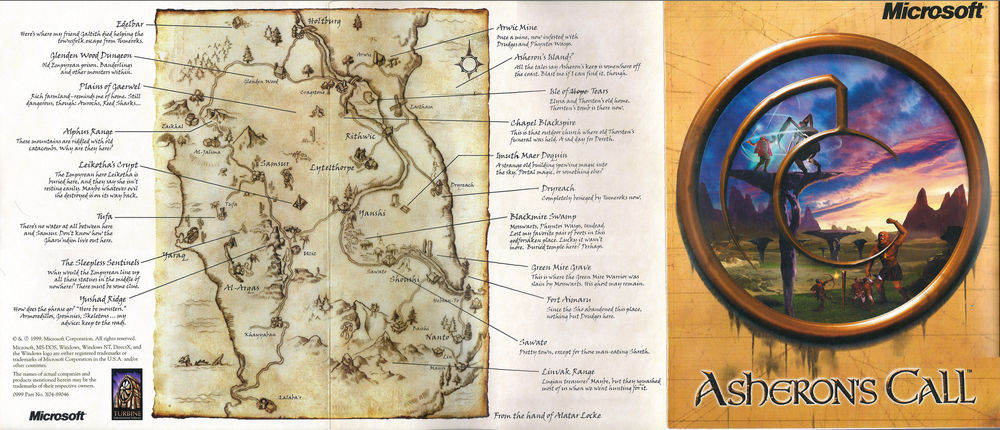 Asherons call Keyboard Commands Poster | fizzletide