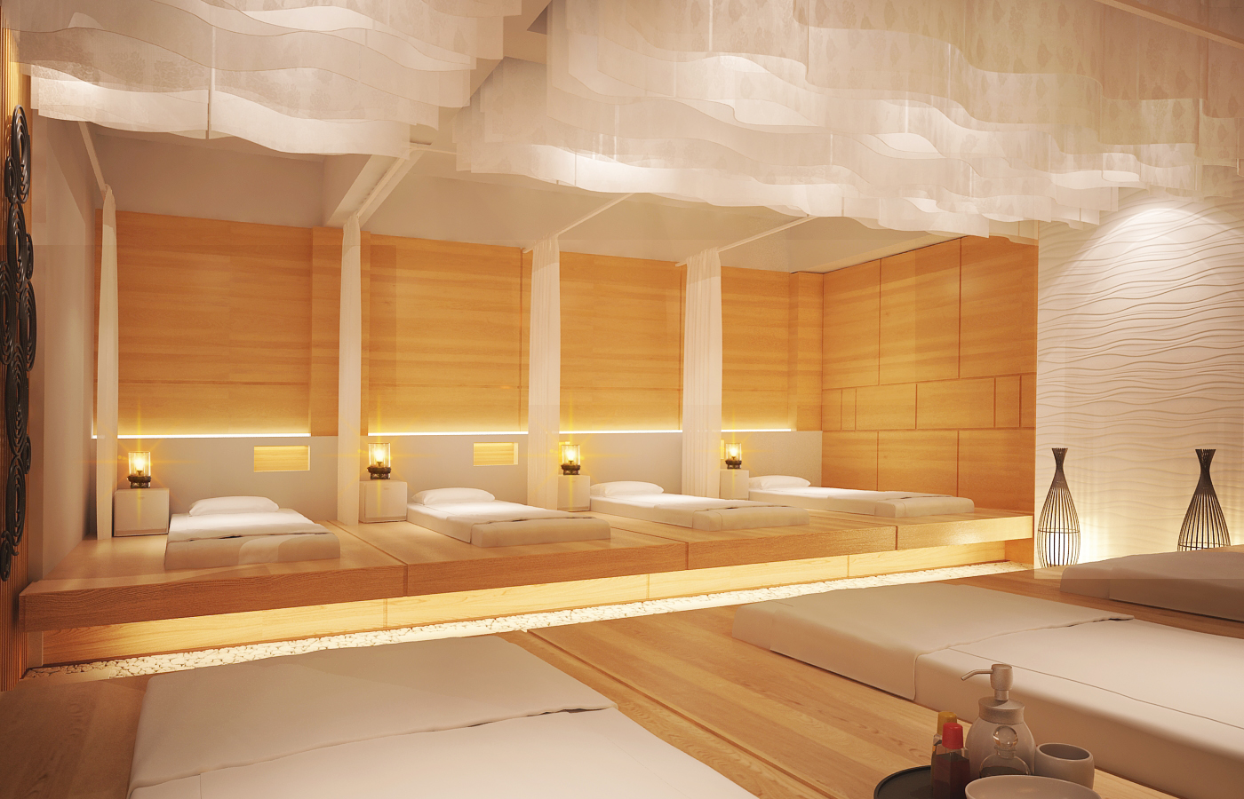 ผลงานออกแบบสปา CRYSTAL SPA โดย THE COLLECTIVE STUDIO