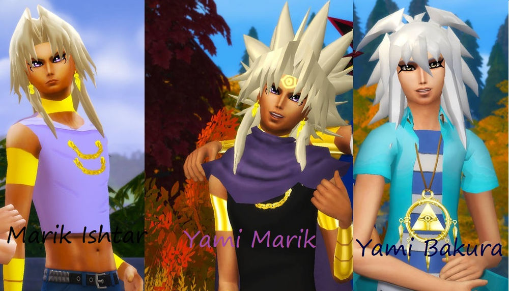 Yu-Gi-oh! Hairs (request CC for sims 4) | studiok