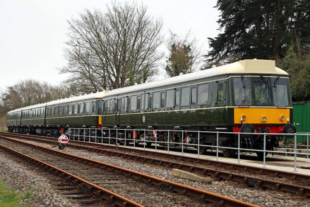 Project Wareham DMU Fleet Assembled at Corfe Castle