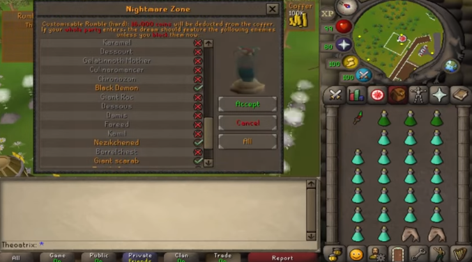 Theoatrix's Nightmare Zone Guide (OSRS)