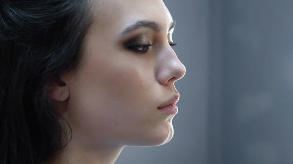 Brunette Women's Victim Mentality