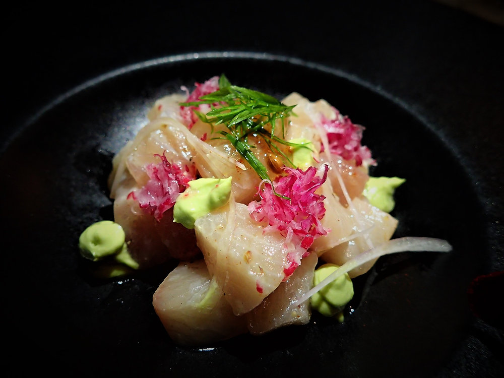 Artemis Grill: Japanese Hamachi & Rice Crisp