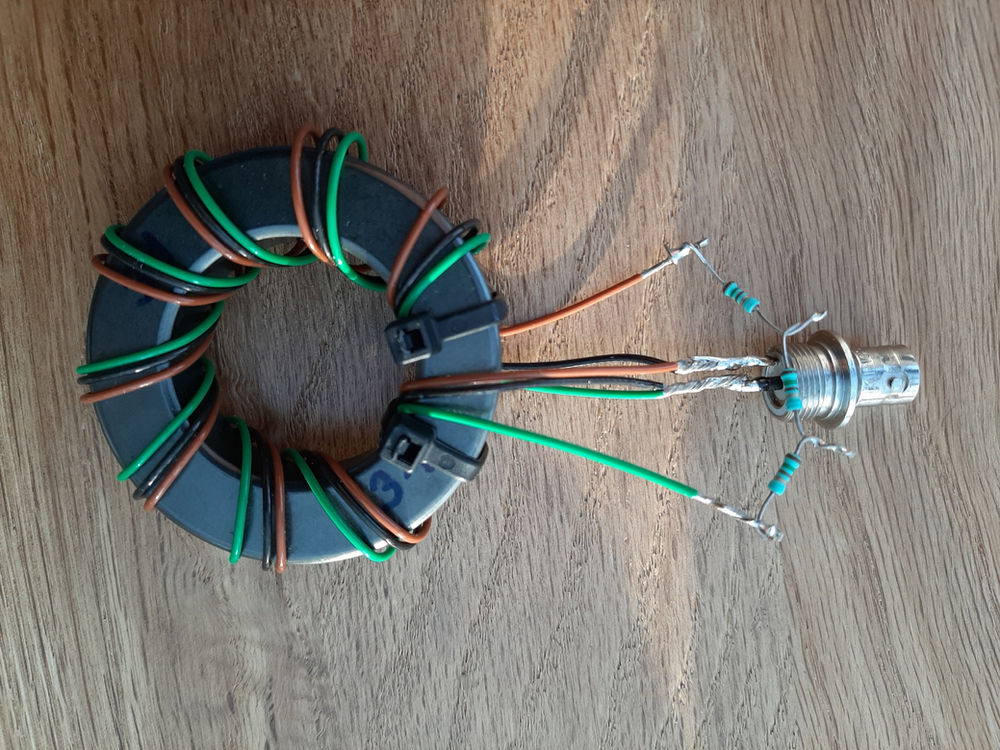 Balun/Unun 1/9 ==> 50/450 Ohms.
