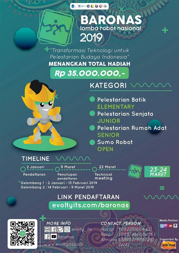 LOMBA ROBOT NASIONAL 2019 | seputarevent