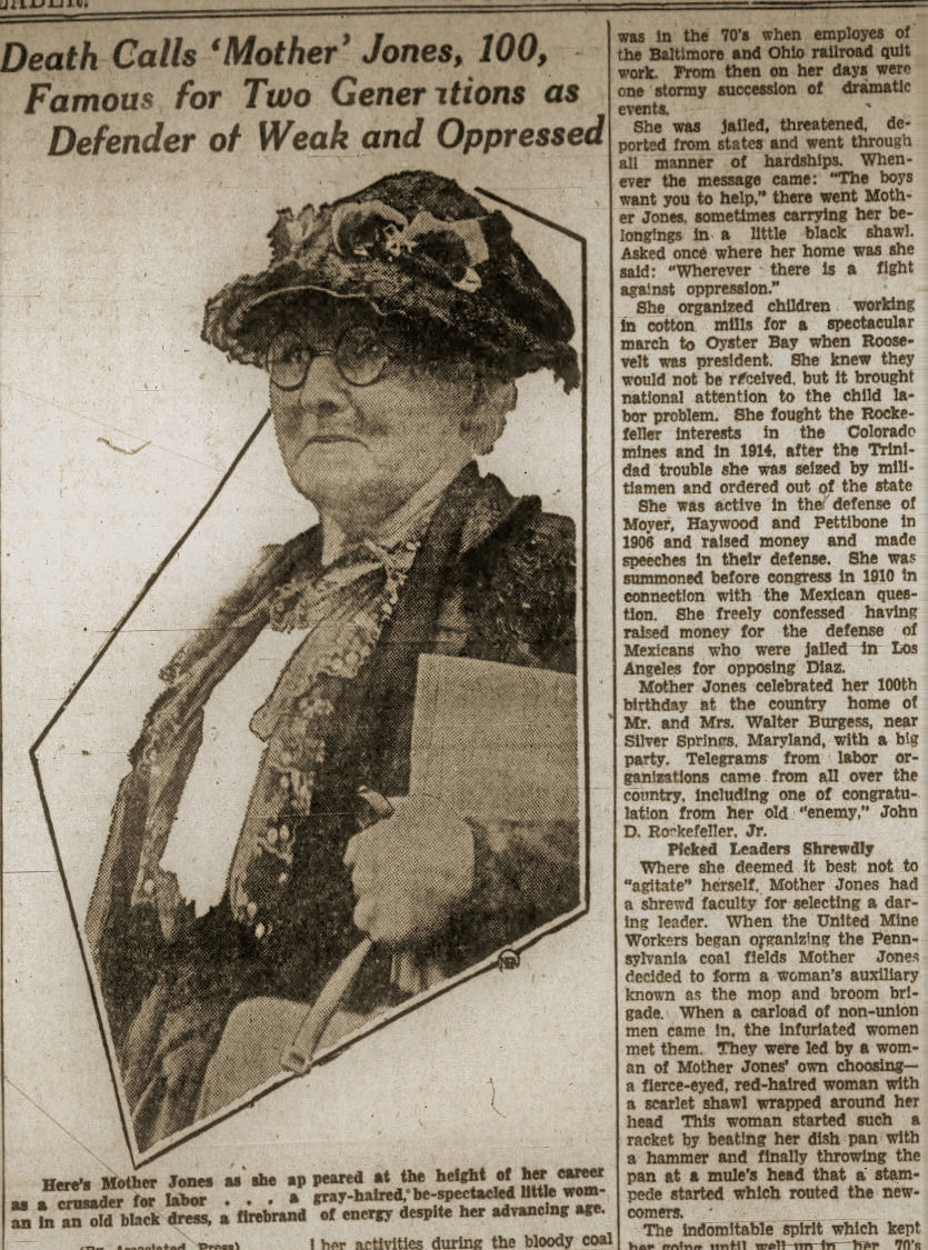 Mother Jones | Mother Jones Museum | United States