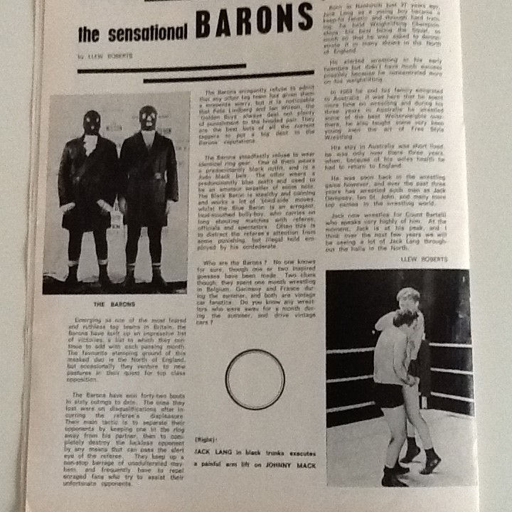 MASKED TAG TEAMS!!-THE BARONS!! | Talkwrestling