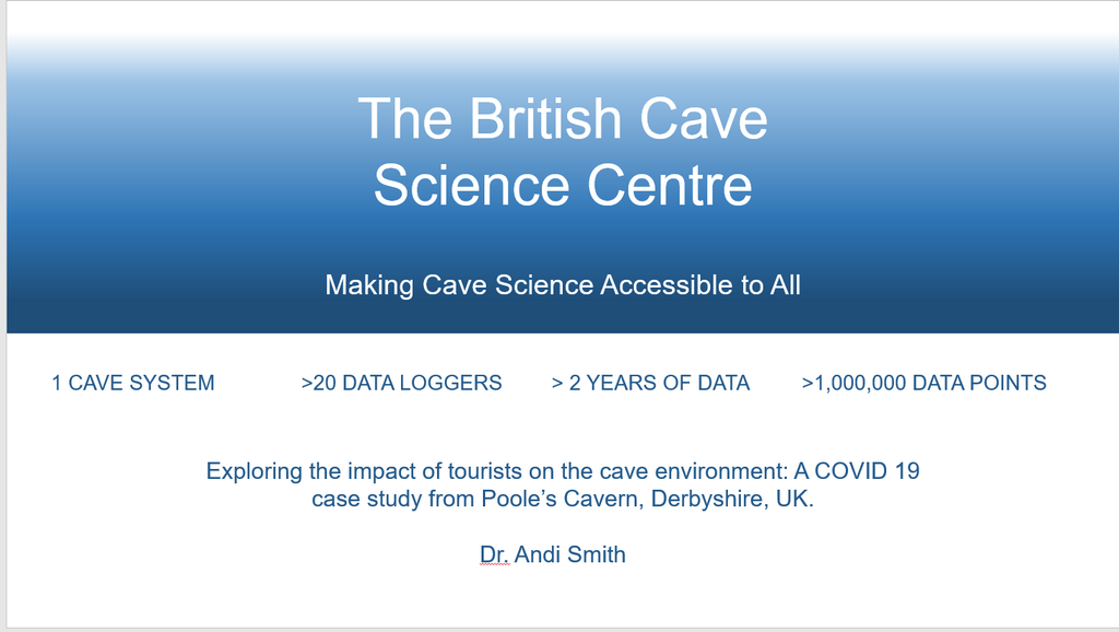 Cave Science | British Cave Science Centre | Buxton