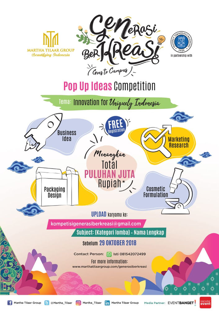 Generasi Berkreasi proudly presents Pop Up Ideas Competition ...