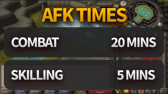 Most Afkable Methods in OSRS