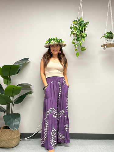 Puna pants - Triangle - Fig/Soft Pink | Aloha All Day Hawaii