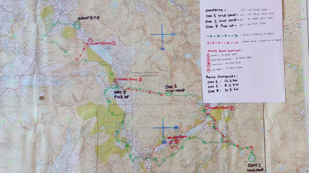 Planning a mountain walking route