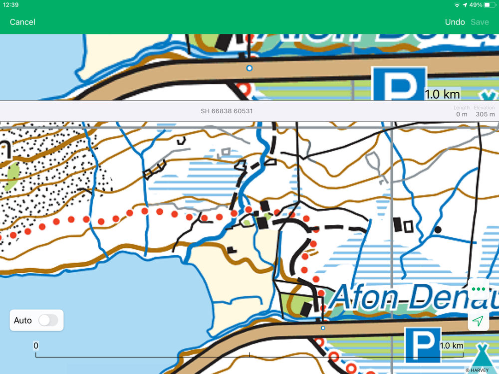 Planning a mountain walking route