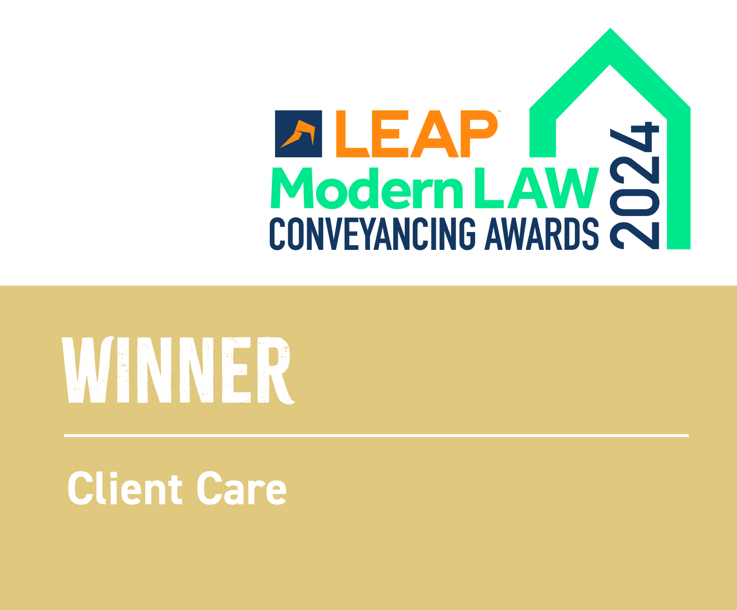 🏆RG Law Wins the Modern Law Conveyancing Award for Client Care 🏆
