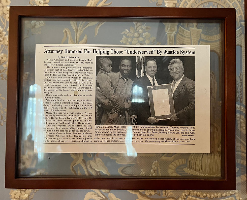 Attorney | Joseph Mure Jr. & Associates | New York