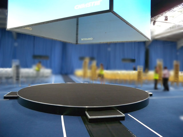 Circular Stage Hire | Staging Services Ltd | UK Stage Hire