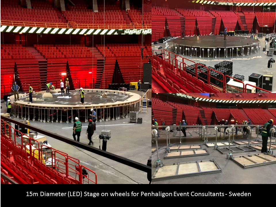 Circular Stage Hire | Staging Services Ltd | UK Stage Hire