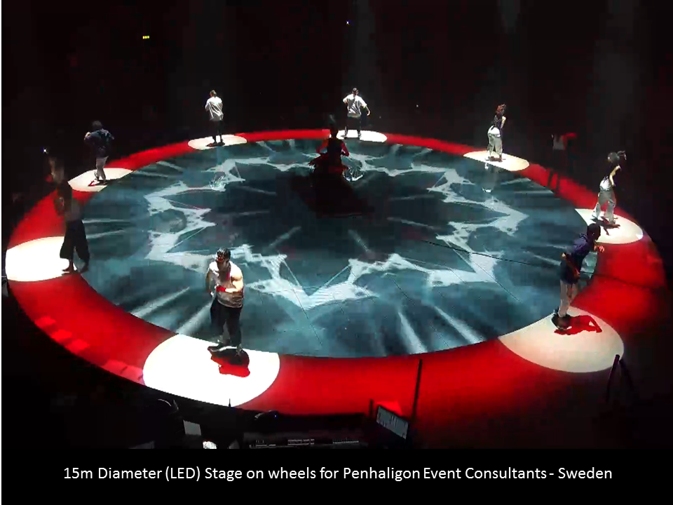 Circular Stage Hire | Staging Services Ltd | UK Stage Hire