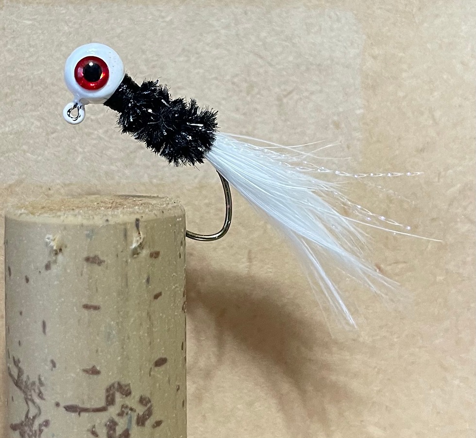 Red Eye / Black & White | Knep Custom Jigs