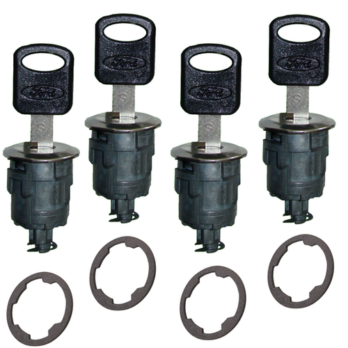 Ford E Series Van Ignition & Four Door Lock Cylinder Tumbler Barrel Set ...