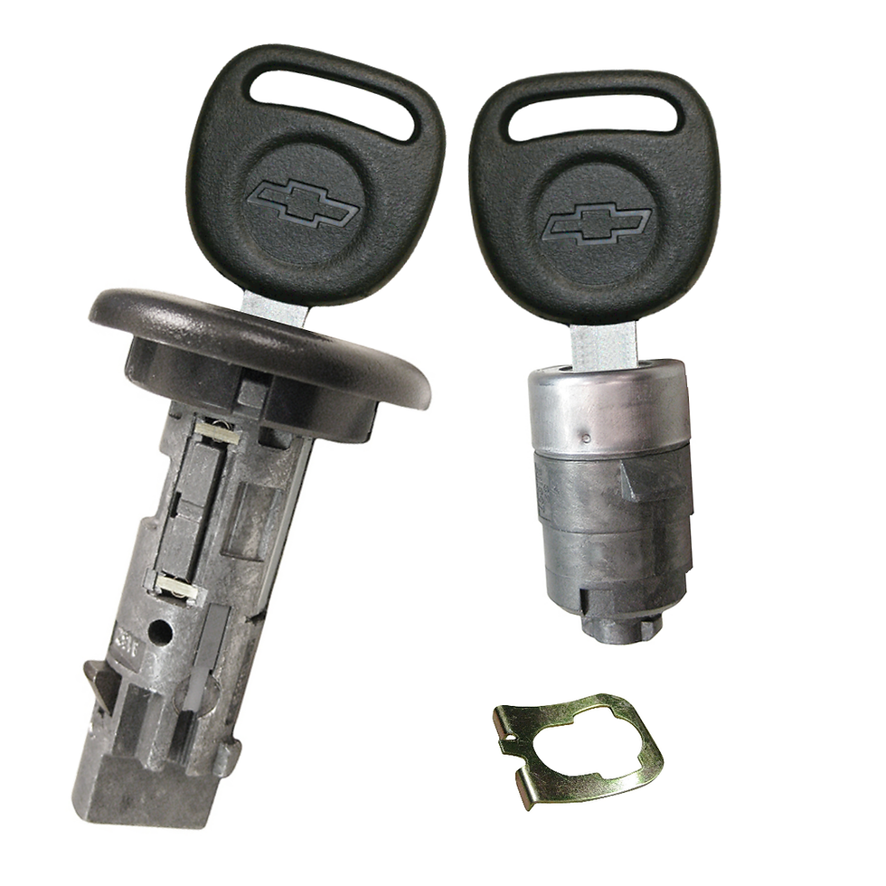 Chevy GMC OEM Ignition Key Switch Lock Cylinder & Single Door Lock Set ...