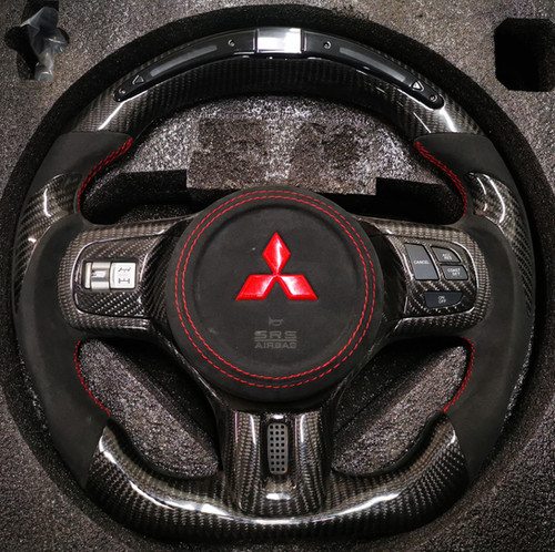 Mitsubishi Lancer Custom Streering Wheel With Led | SK Performance