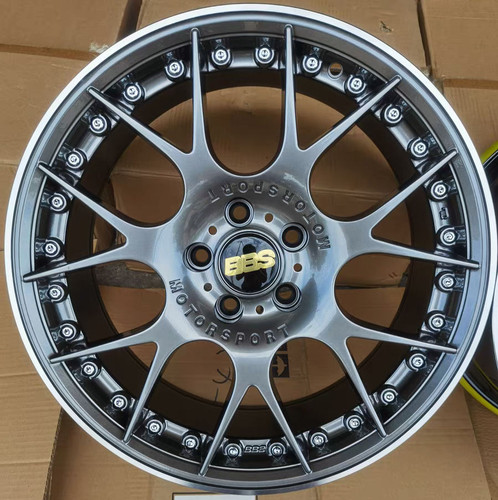 18"x8.5" 7 Spoke Silver Rims - Replica BBS Motosport Style | SK Performance