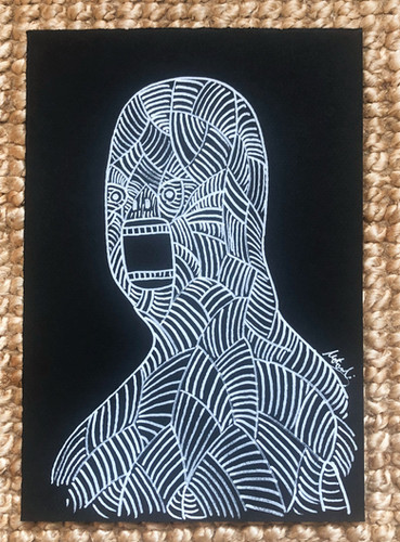 White drawing - Skinless | MOTOMICHI