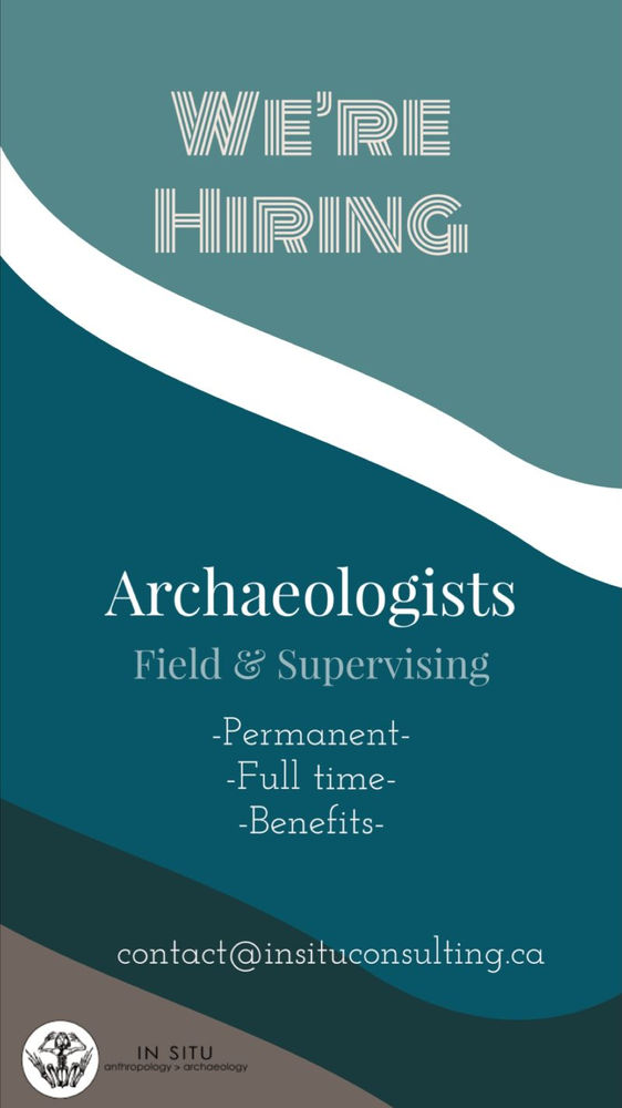 Exciting Opportunity: Join In Situ Consulting as an Archaeologist ...