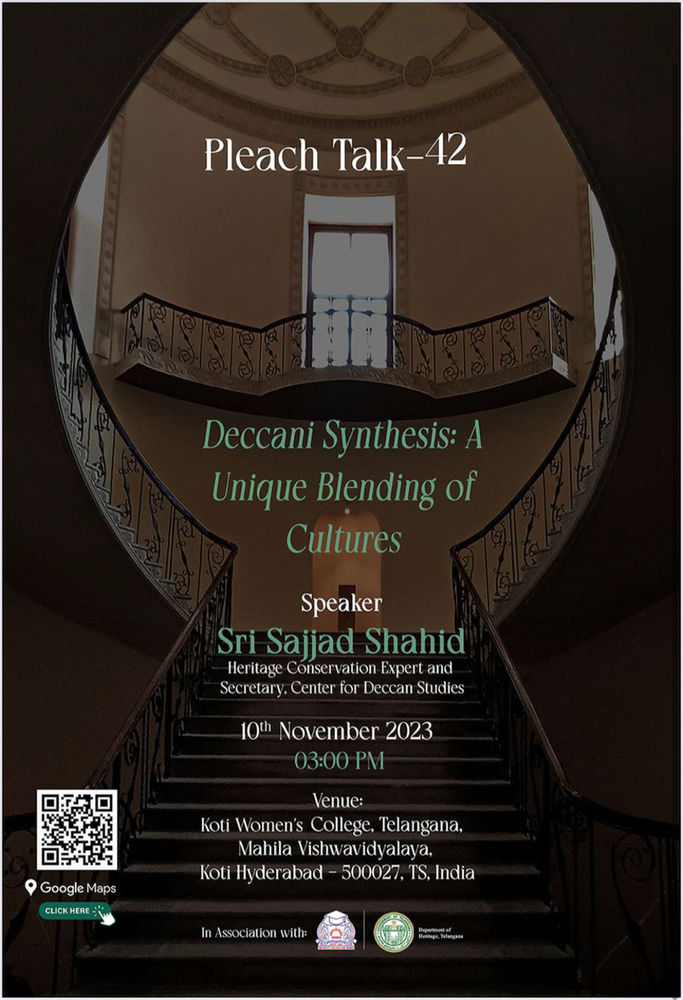 Pleach india talk “42” invitation, Topic - Deccani Synthesis: A Unique ...