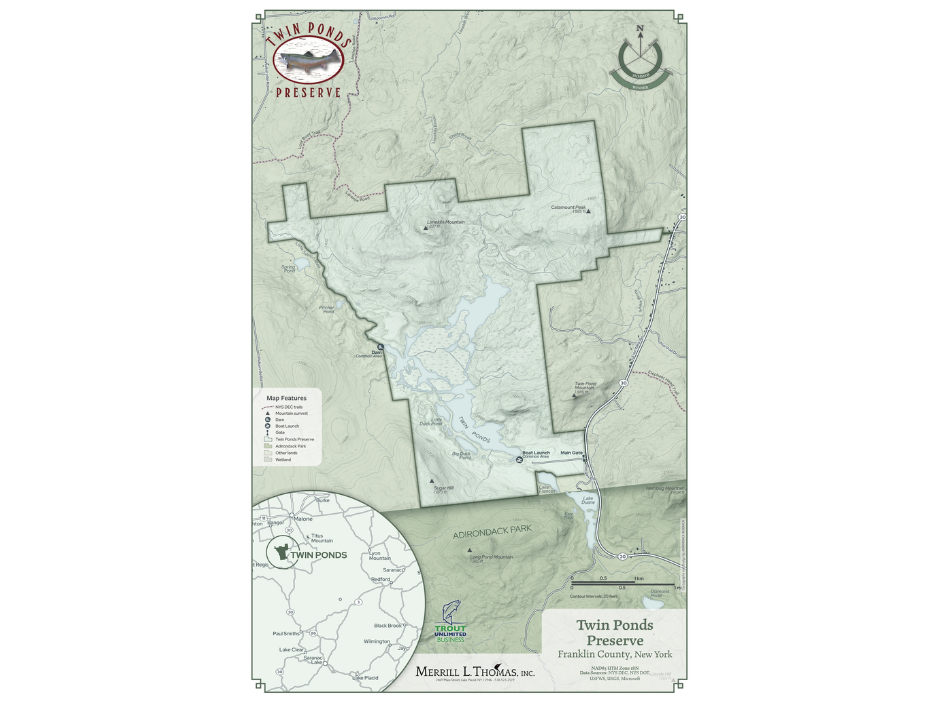 Twin Ponds Property Map