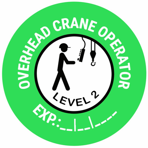 Overhead Crane Operator Sticker - Premium Glossy | HSE International