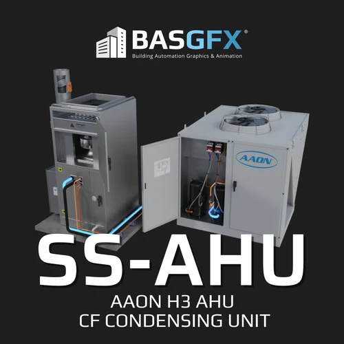 AAON V3-CF Vertical Split System | Basgfx