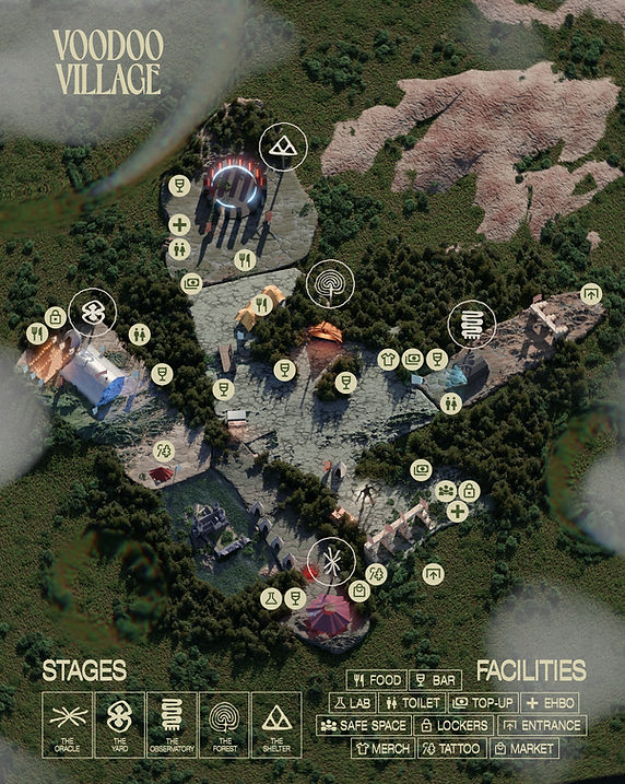 Festival Map | VOODOO VILLAGE