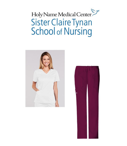 Holy Name School of Nursing Scrub Set (Female) | uniformcreations
